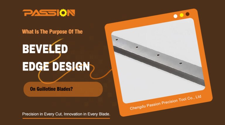 What Is The Purpose Of The Beveled Edge Design On Guillotine Blades ...